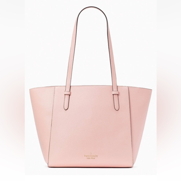 kate spade | Bags | New Kate Spade Becca Saffiano Tote Chalk Pink | Poshmark